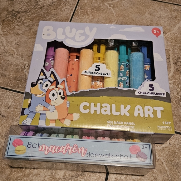 Bluey | Toys | Bluey Chalk Set Wmacarons Chalk | Poshmark
